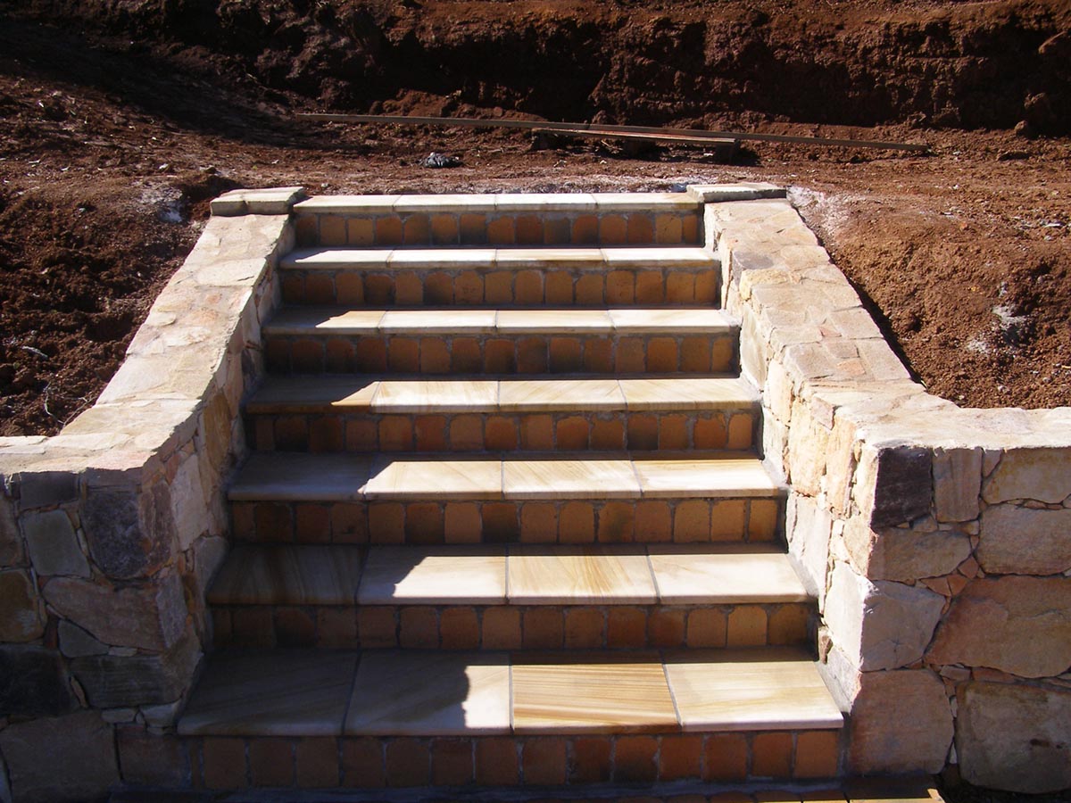 Stairs and pathways. Landscaping design Northern Rivers and Tweed